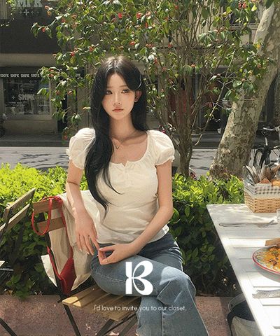 [MADE／4color] ブリー 半袖 ブラウス | いつでも送料0円ーNO.1レディスファッション韓国通販 amood(アムード）